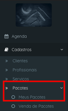 Como crio um Pacote? – AppBarber / AppBeleza